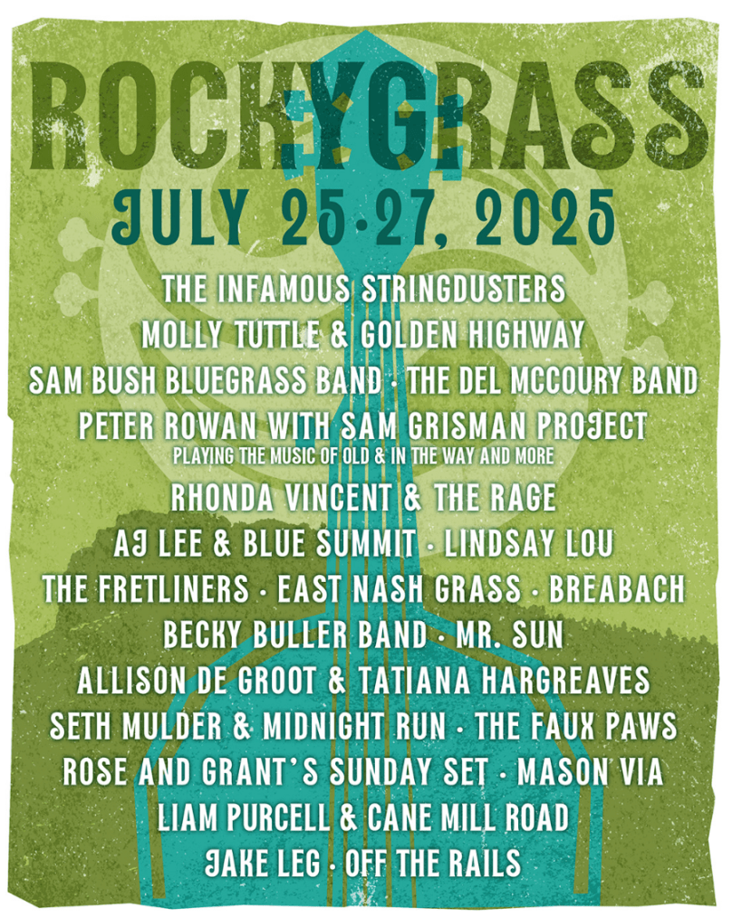 RockyGrass 2025 lineup includes The Infamous Stringdusters, Molly Tuttle & Golden Highway, Sam ...